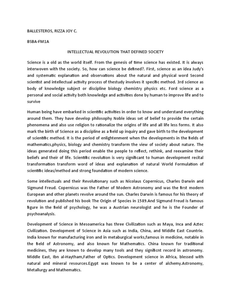 STS SUMMARY Chap.1 Lesson 1 | PDF | Science | Justification