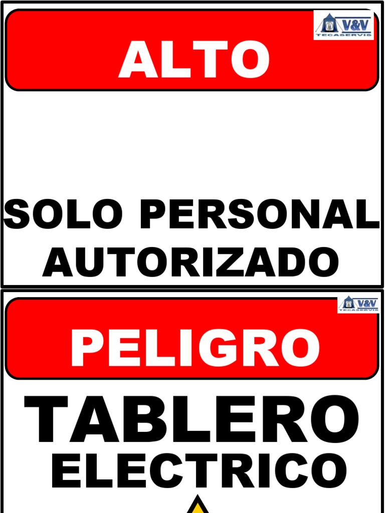 Señalizacion Tablero Electrico | PDF