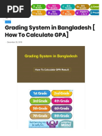 SSC Grading System in Bangladesh | PDF | Alternative Education | Pedagogy