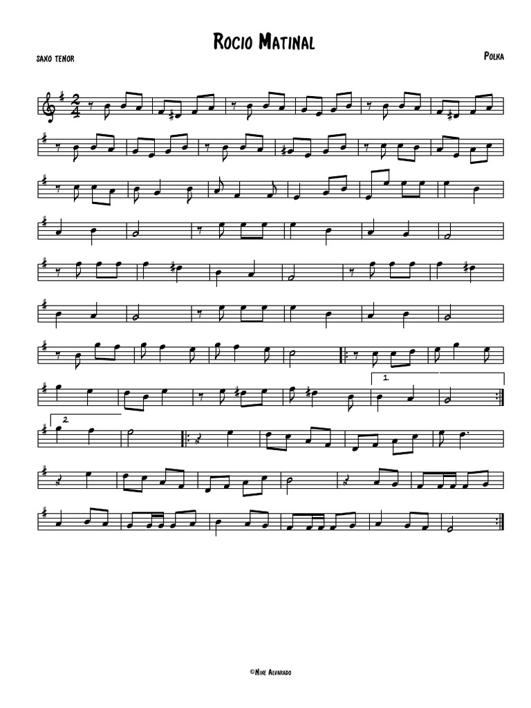 Rocío Matinal - Polka Peruana | PDF