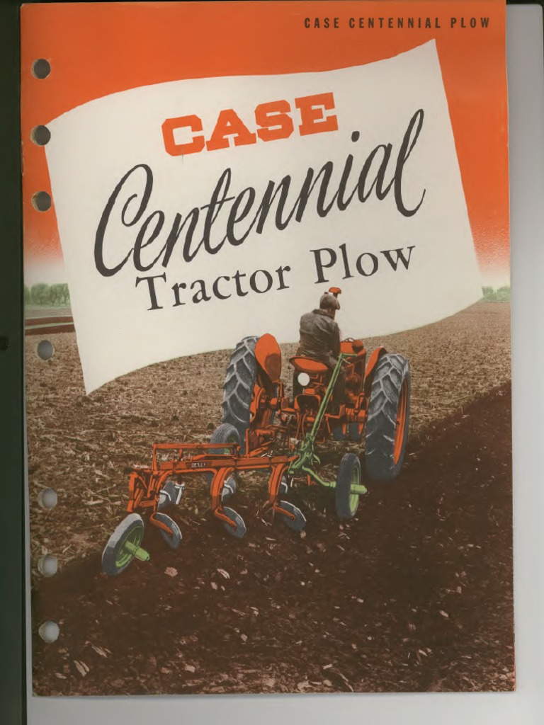 Case Centennial Plow | PDF