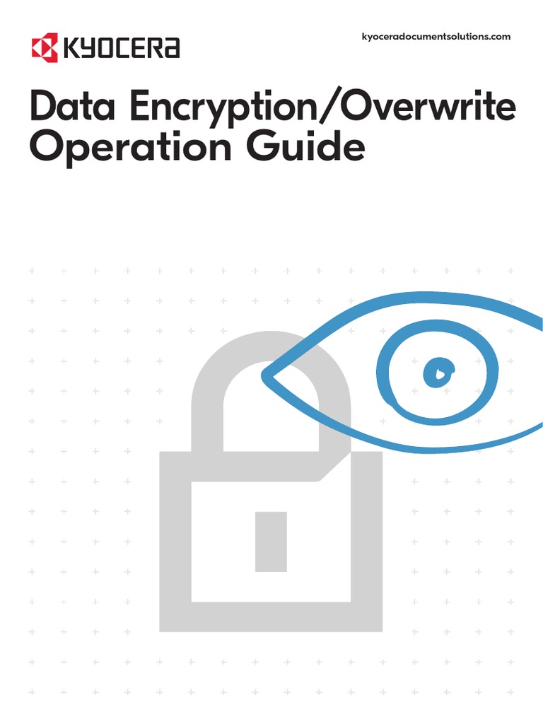 Data Encryption/Overwrite Operation Guide | PDF | Encryption | Password