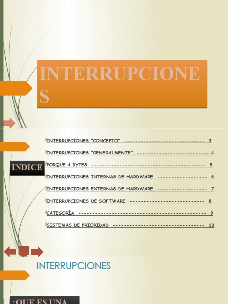 Interrupciones | PDF | Hardware de la computadora | Programa de computadora