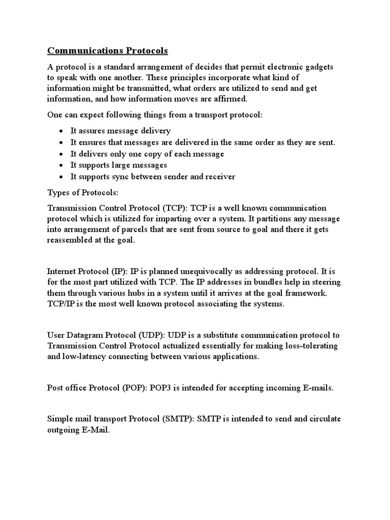 Communications Protocol in SCADA System | PDF | Scada | Internet ...