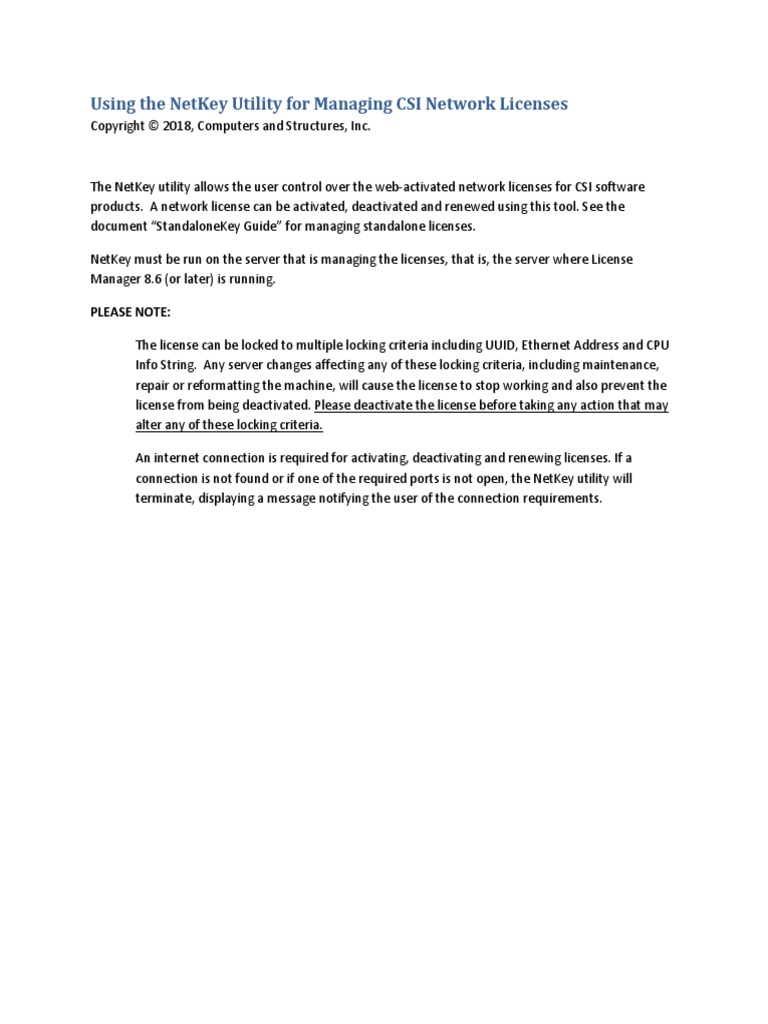 NetKey Guide PDF | PDF | License | Computing Platforms