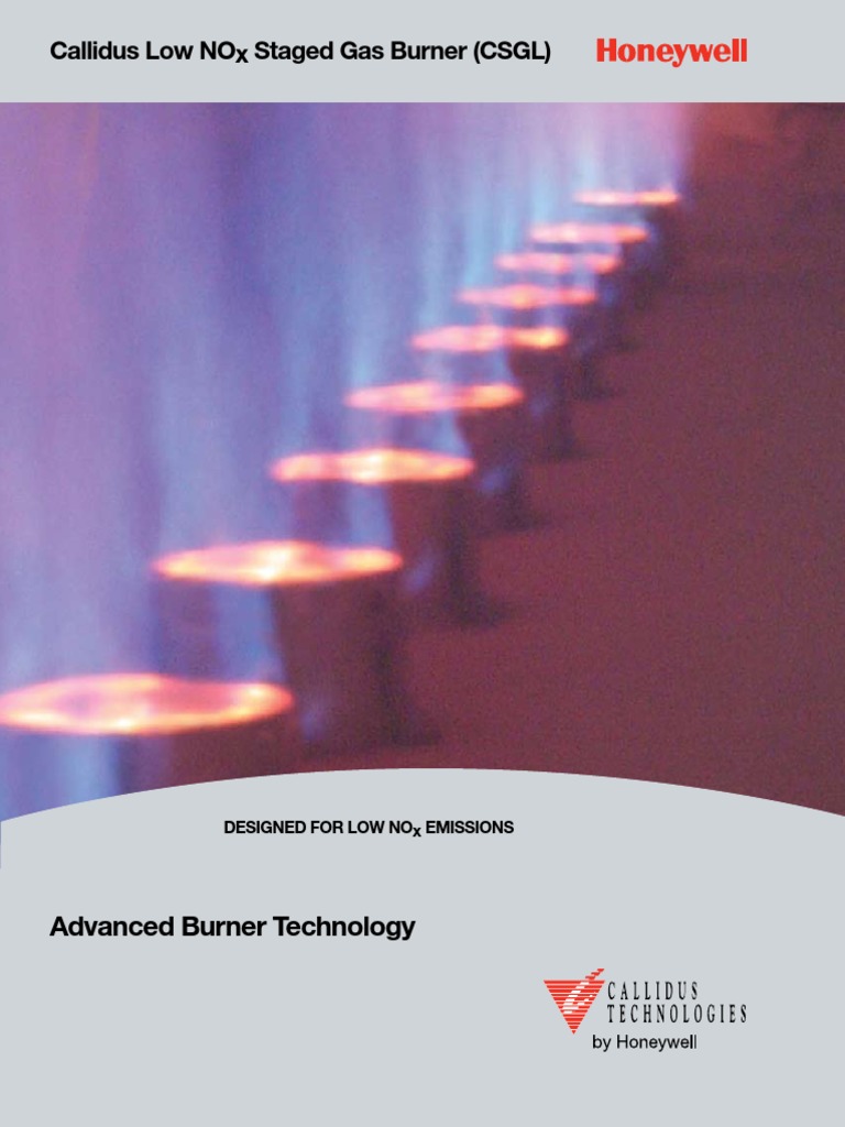 Callidus Low Nox Staged Gas Burner CSGL PDF | PDF | N Ox | Iso 9000