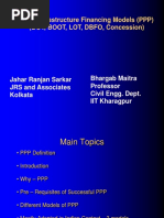 Bot, Boot, Dbfot | PDF | Public–Private Partnership | Project Finance