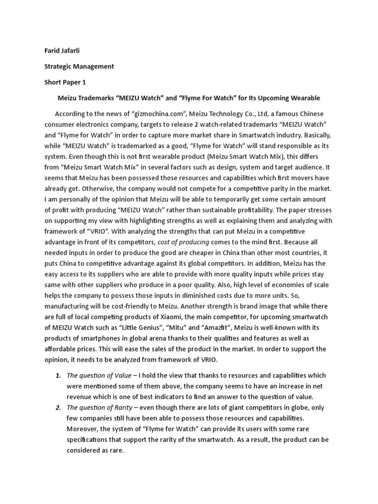 Short Paper 1 | PDF | Economies | Business Economics