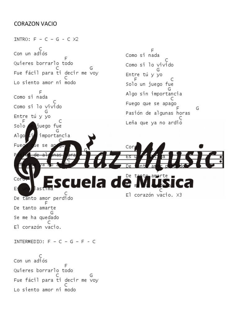 Corazon Vacio | PDF
