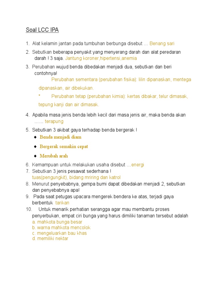 Soal LCC 3 | PDF