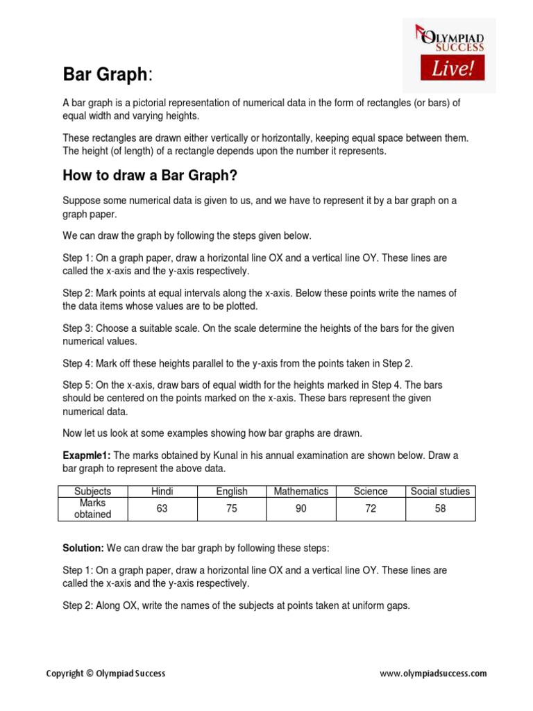 Class - 6 - Bar Graph - T - 8 - 3 PDF | PDF | Chart | Cartesian ...