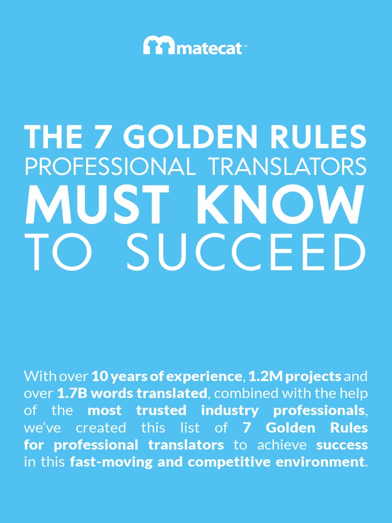 Golden Rules For TRANSLATION | PDF | Translations | Semiotics