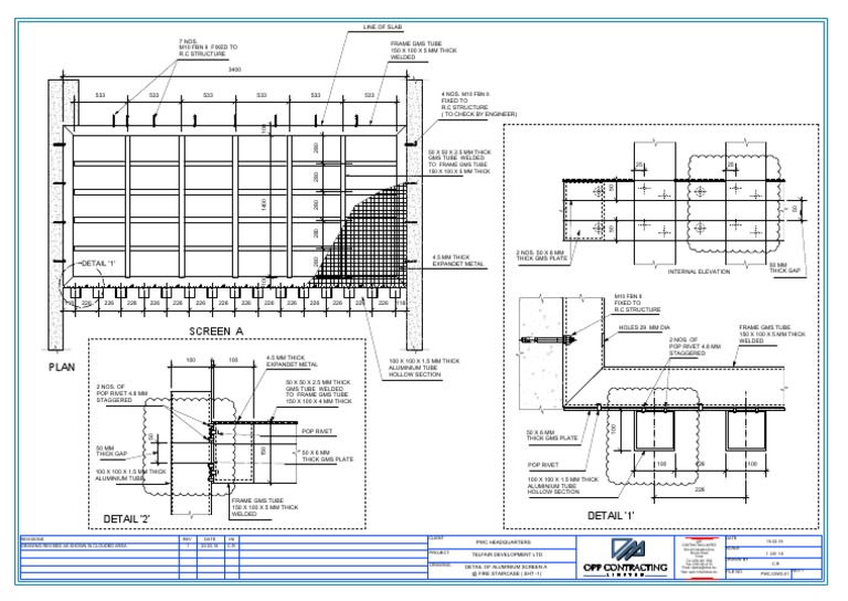 PWC-DWG-01 Screen | PDF | Metals | Mechanical Engineering
