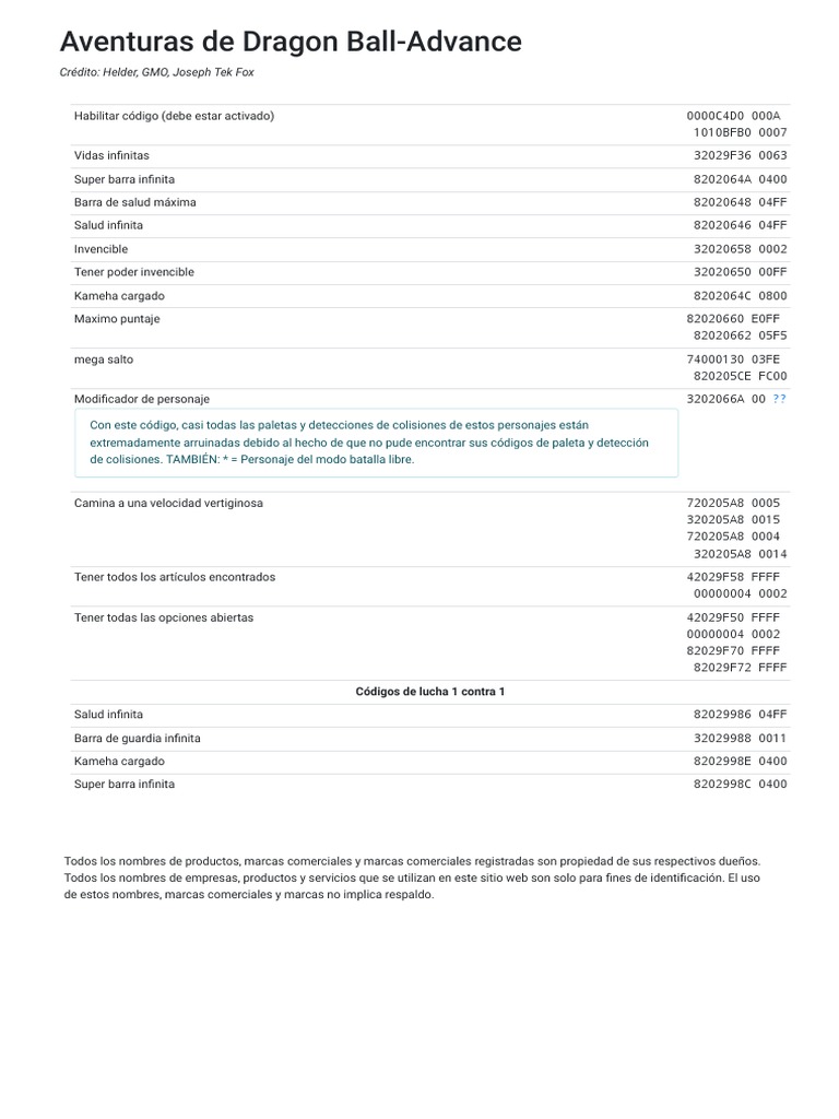 Aventuras de Dragon Ball-Advance - Megalixir PDF | PDF | Ocio | Deportes