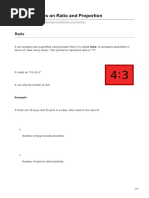 Ratios and Proportions Explained | PDF | Ratio | Mathematics