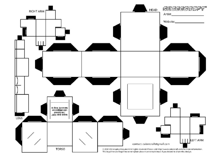 Paper Toy Template | PDF