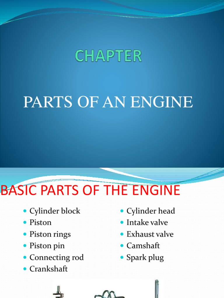 Components Of Engine Pdf Internal Combustion Engine Piston