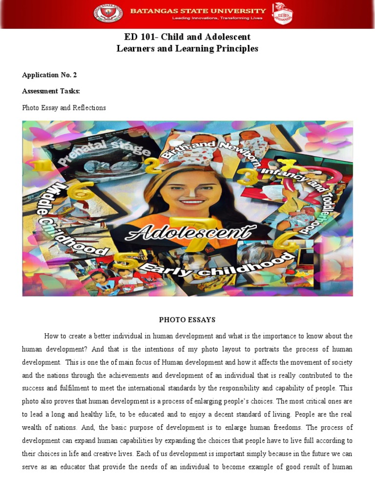 Ed 101 Application No.2 | PDF | Developmental Psychology | Adolescence