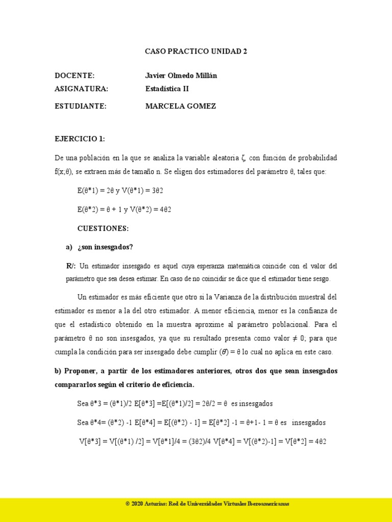 Caso Practico Unidad 2 | PDF
