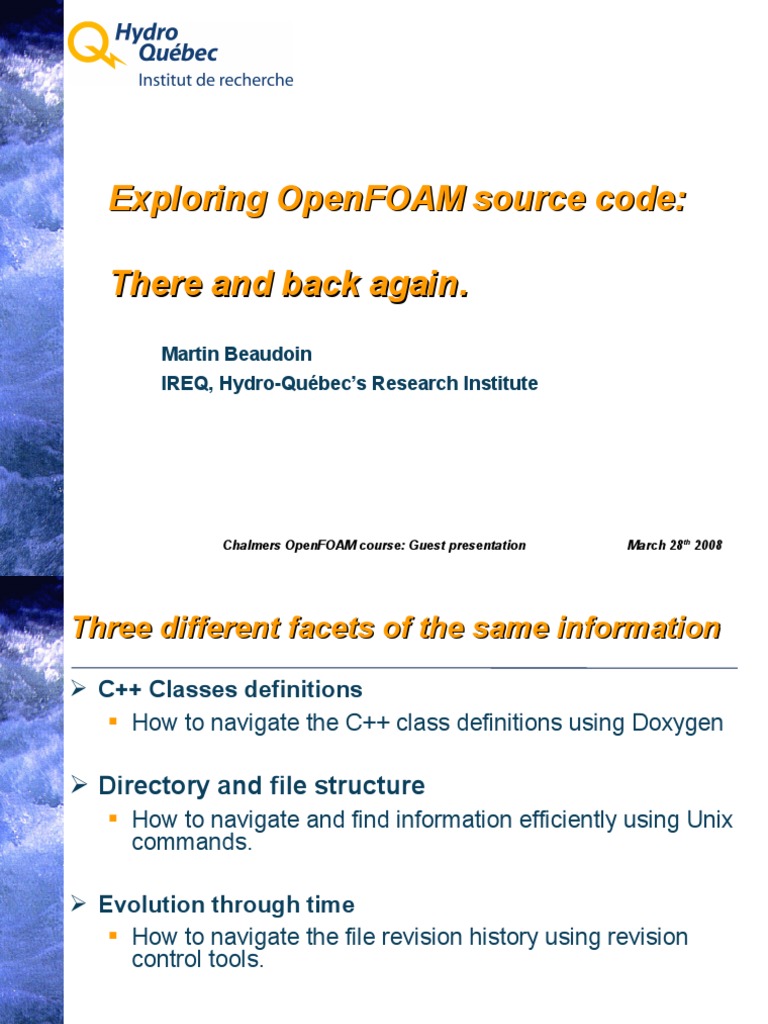 Exploring Openfoam Source Code: There and Back Again | Download Free PDF | Library (Computing ...