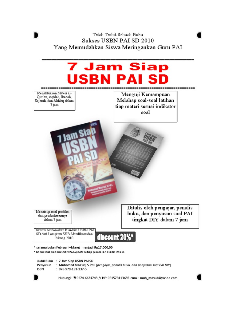 Usbn PAI | PDF | Karier & Perkembangan