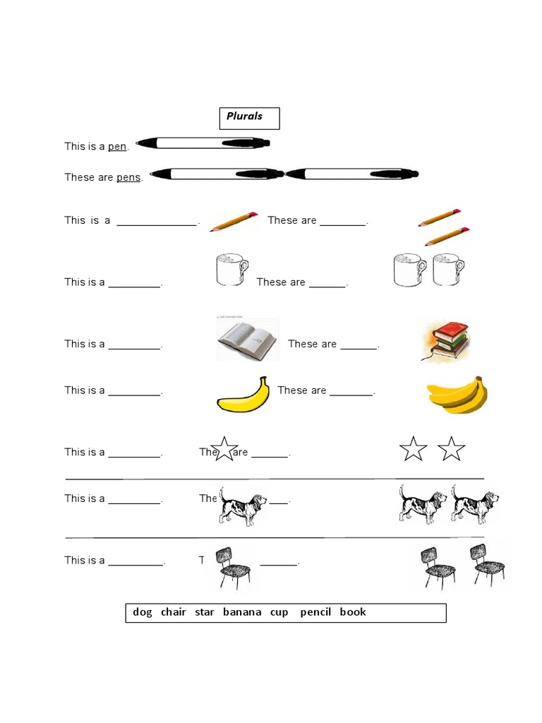 Plural Nouns Learning Guide | PDF