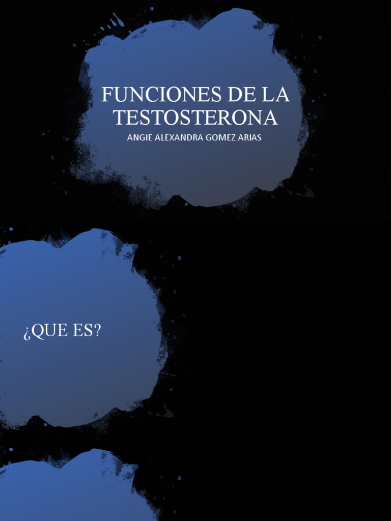 Los importantes roles de la testosterona en el cuerpo humano | PDF ...