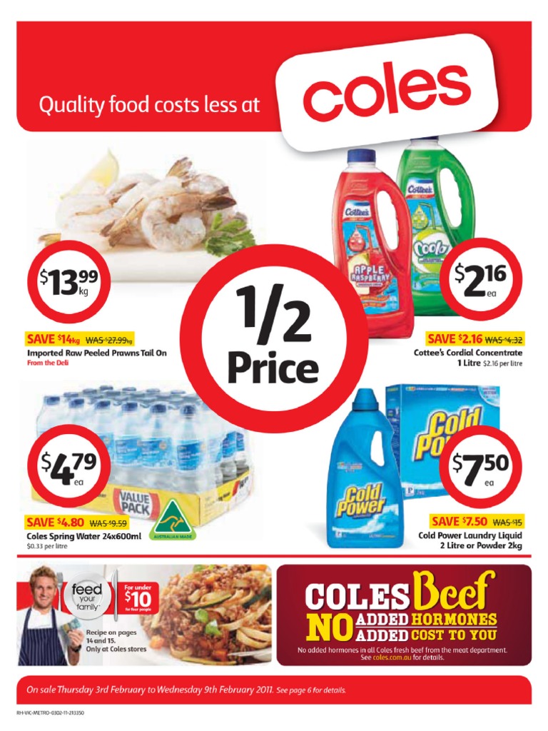 Coles | PDF | Cooking | Food And Drink Preparation