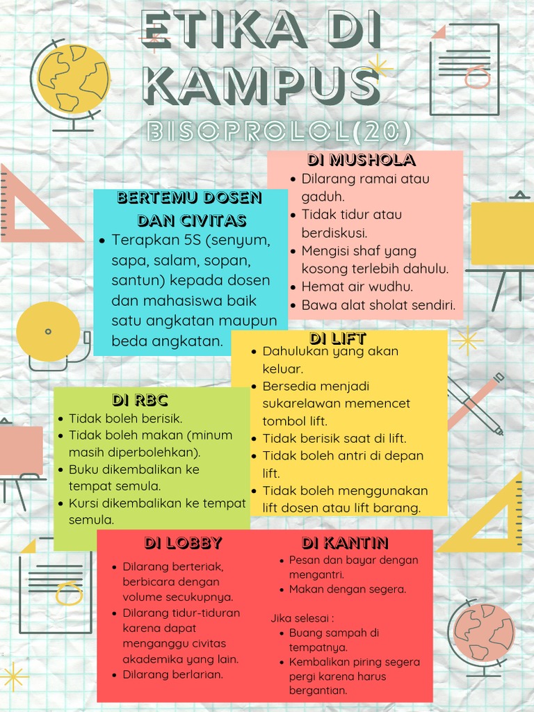 Poster Etika Di Kampus | PDF