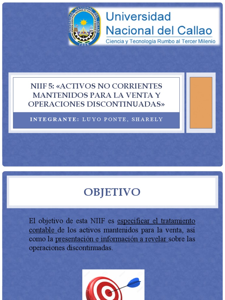 Niif 5 Cañete | PDF | normas internacionales de INFORMACION FINANCIERA ...