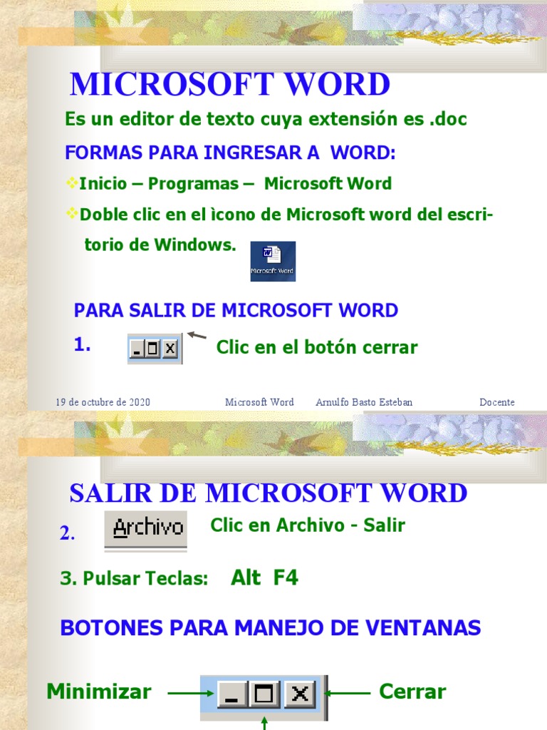 Microsoft Word 2020 | PDF | Ventana (informática) | Microsoft Word