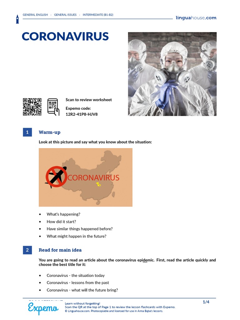 Coronavirus British English Student Ver2 PDF | PDF | Microbiology ...