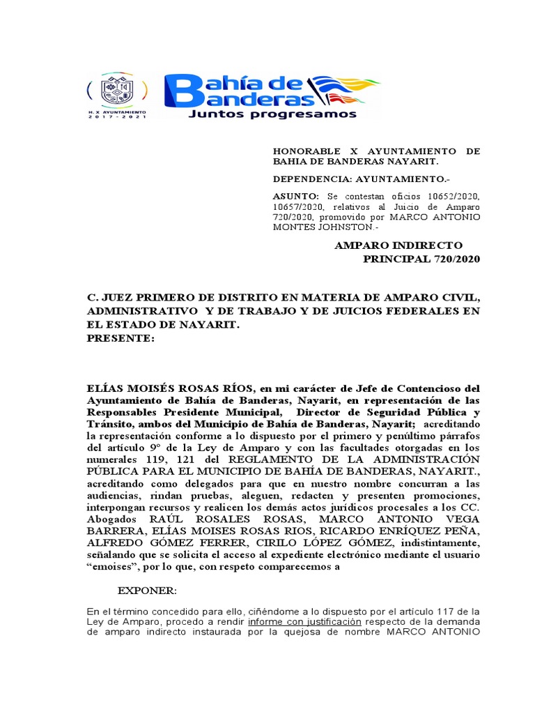 INFORME Justificado Primero 720 2020 | PDF | Caso de ley | Virtud