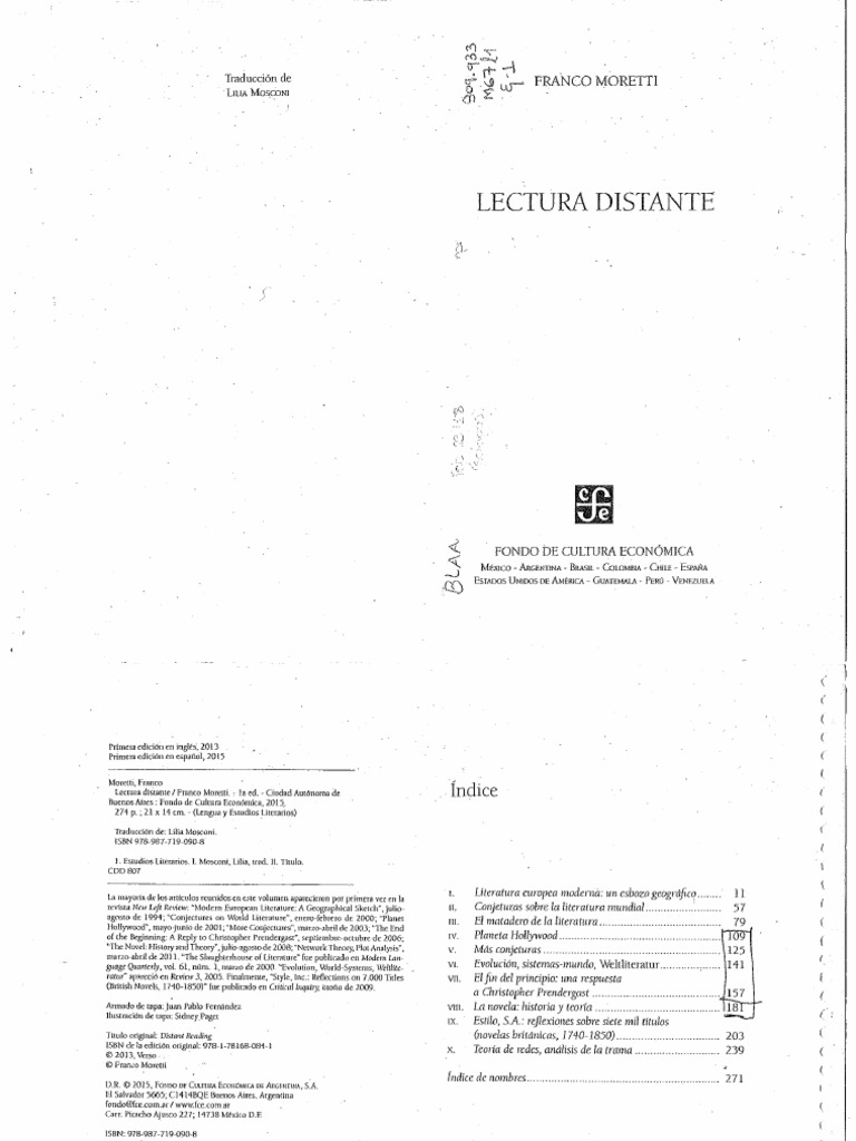Lectura Distante | PDF