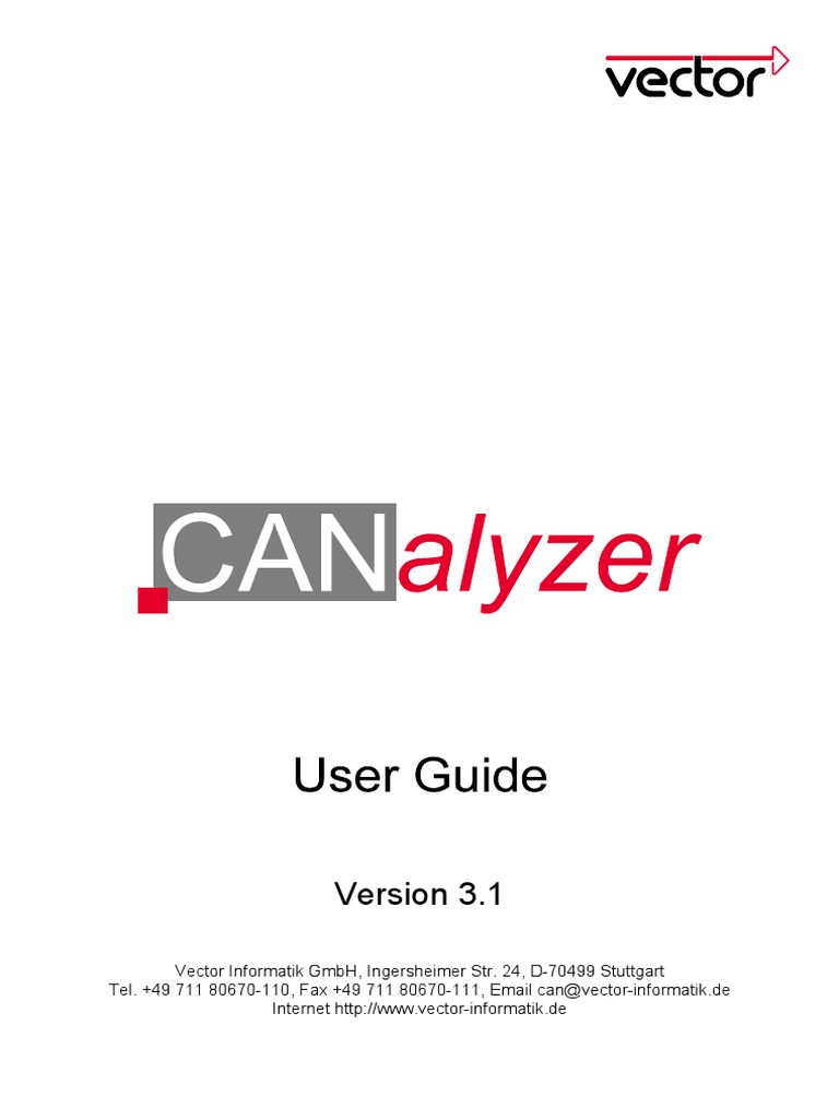 CANalyzer User Guide V3 - 1 PDF | PDF | Databases | Subroutine