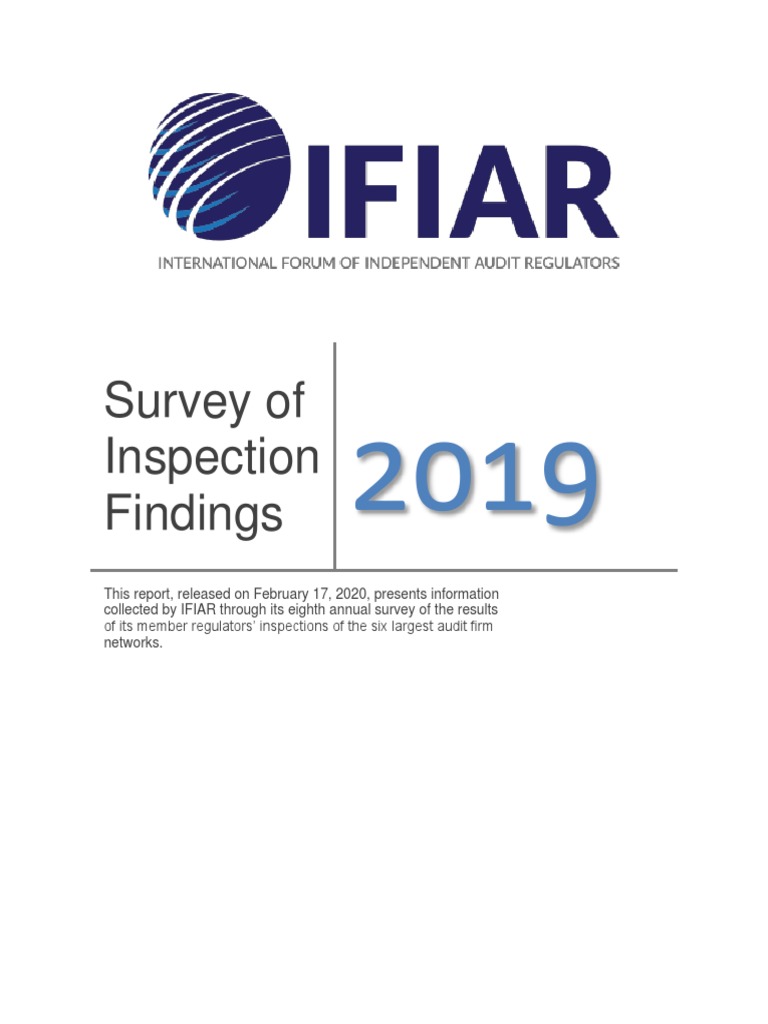 2020soar 2019 Ifiar Survey Report | PDF | Audit | Accounting