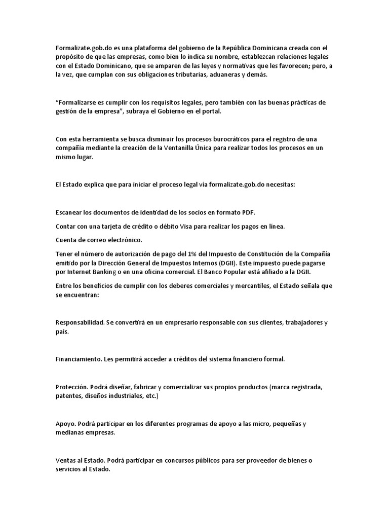 Formalizate | PDF | Tarjeta de débito | Internet