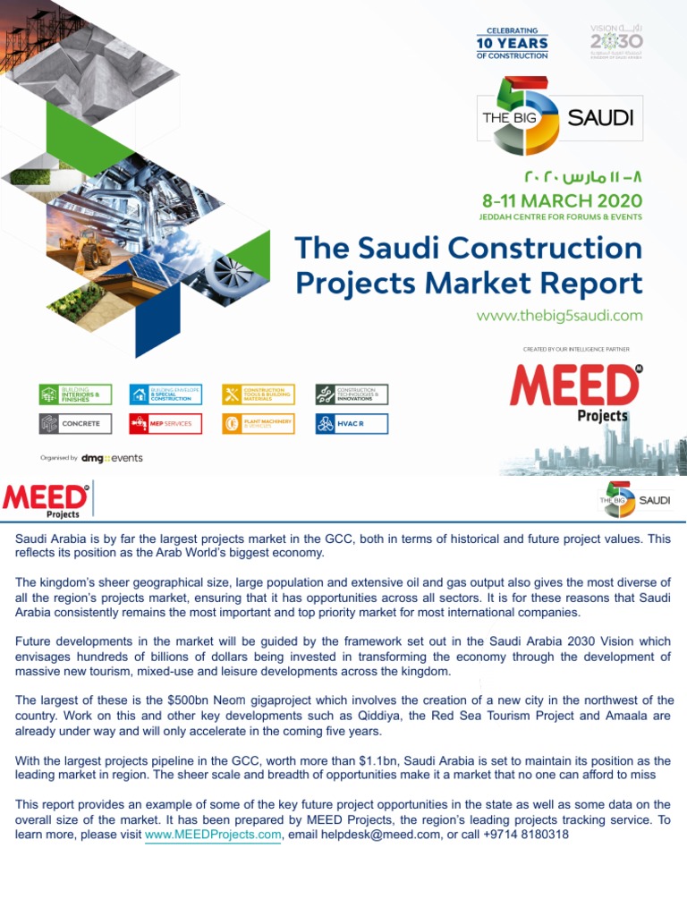 The Saudi Arabia Construction Projects Market | PDF | Saudi Arabia ...