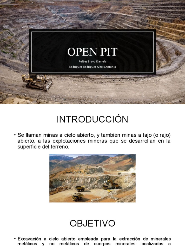Open Pit | PDF | Minería de superficie | Minería