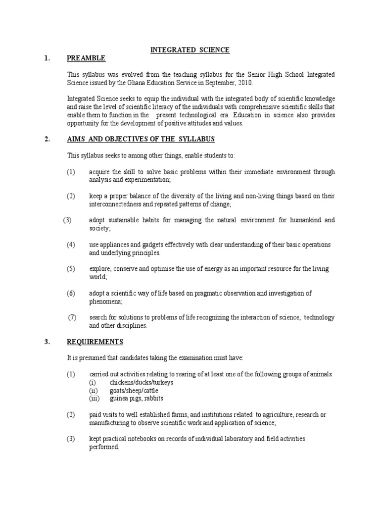 Integrated Science | PDF | Nutrients | Photosynthesis