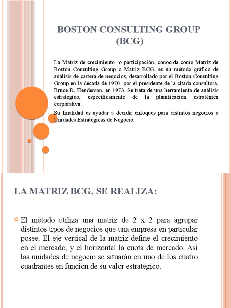 Boston Consulting Group (BCG) | PDF | Business | Economias