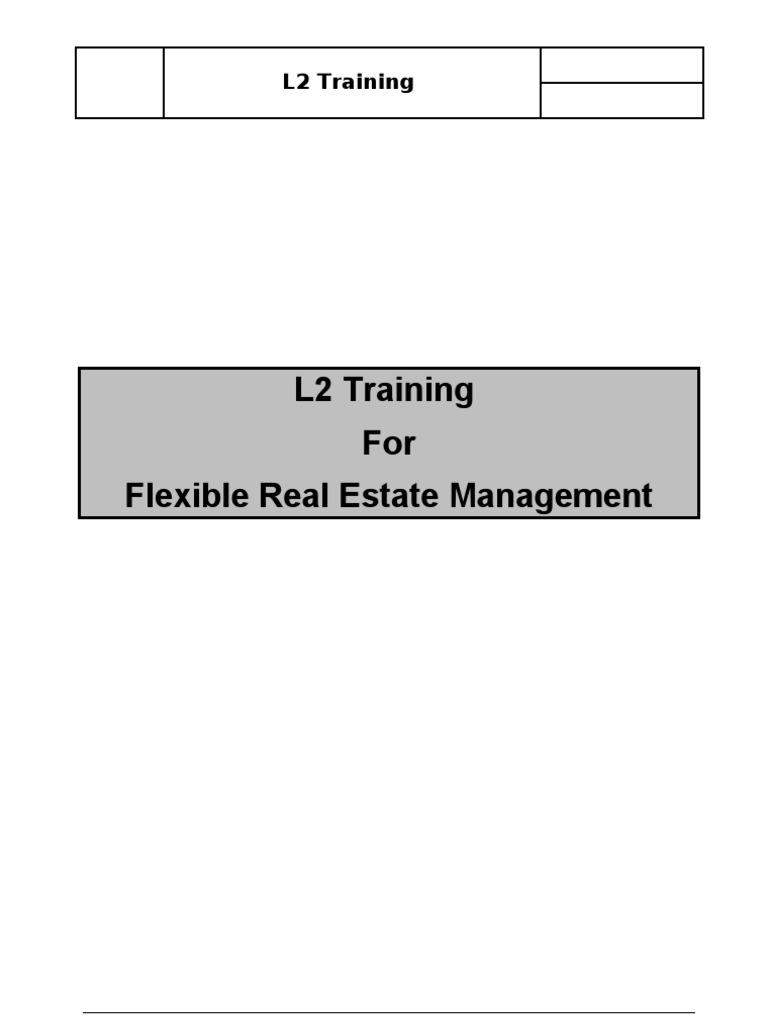 L2 Training for SAP REFX Management | PDF | Renting | Database Transaction