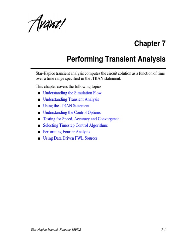 Chapter 7 PDF | PDF | Spice | Electrical Network