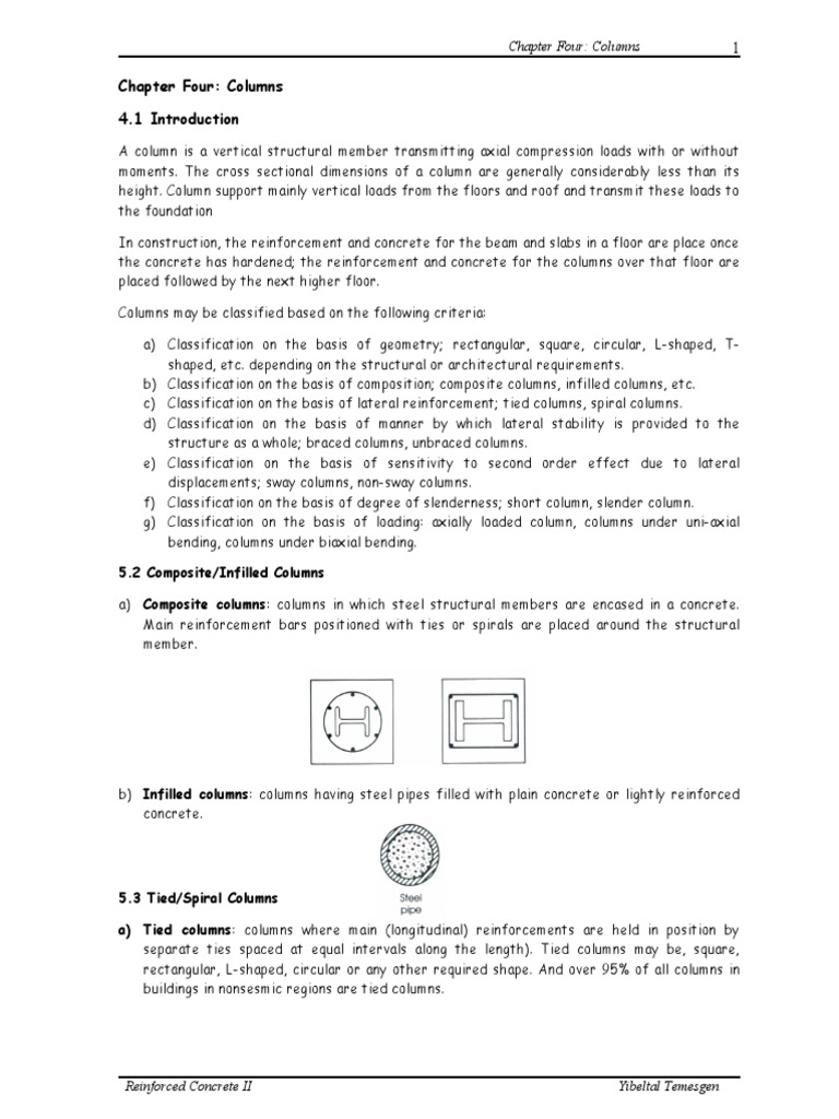 Chapter 4 - Columns | PDF | Column | Buckling