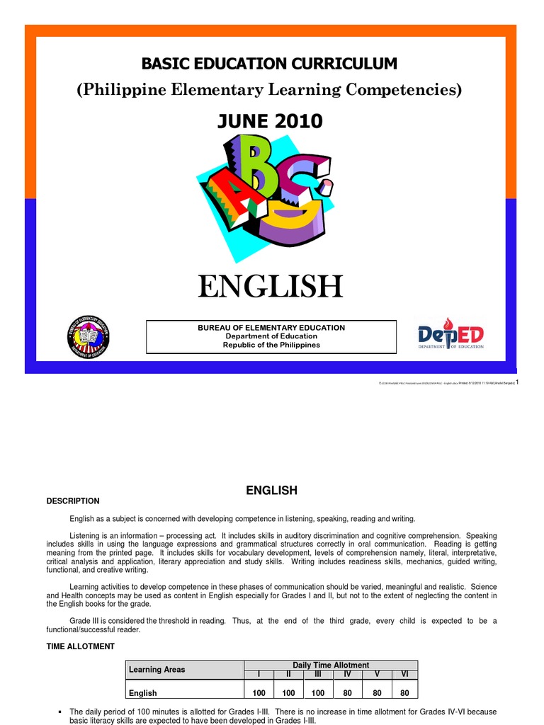 BEC-PELC 2010 - English | PDF | Verb | Question