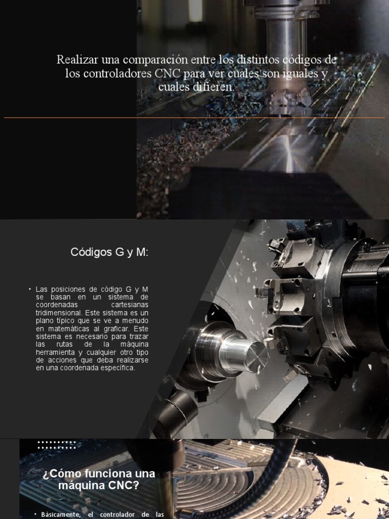 Códigos G y M | PDF | Control numerico | Programa de computadora