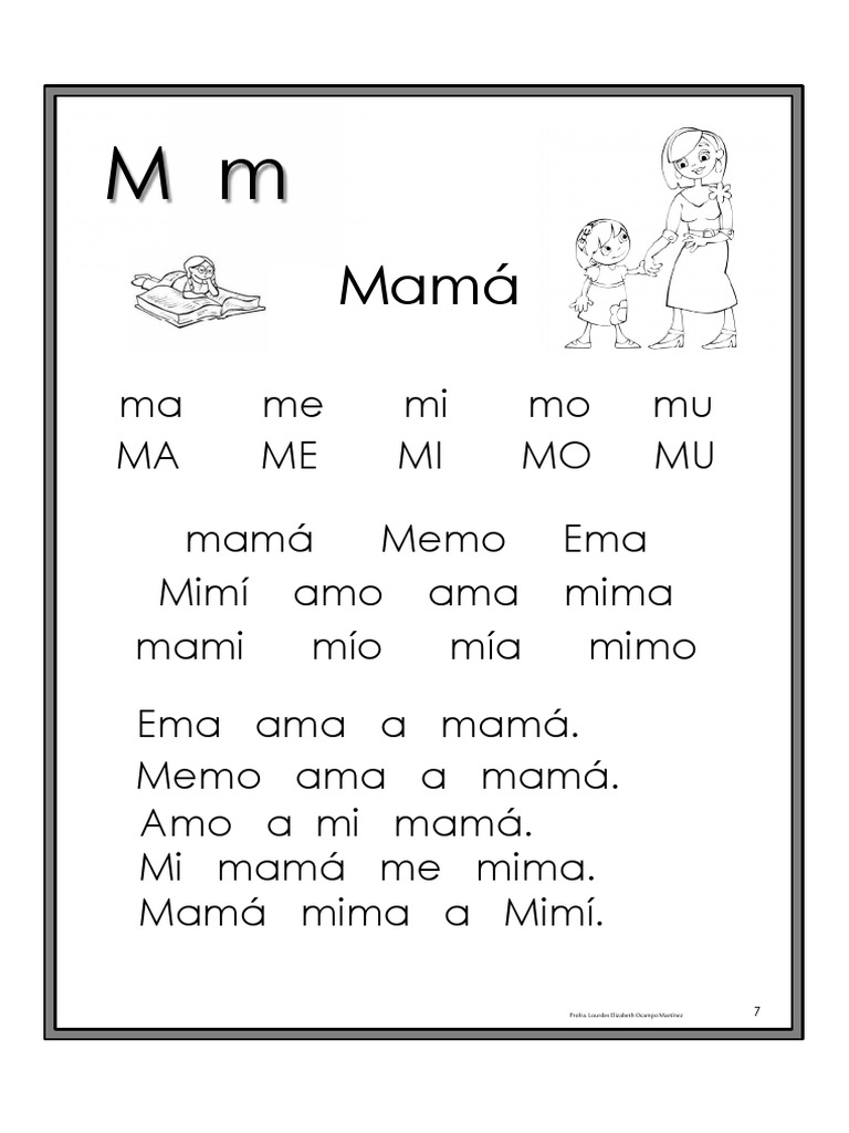 Silabas M, S, P | PDF