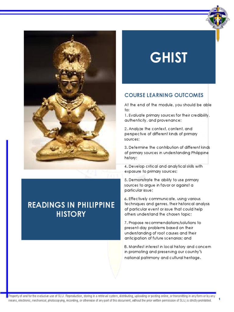 GHIST Module Six WeekTerm 2020 | PDF | Primary Sources