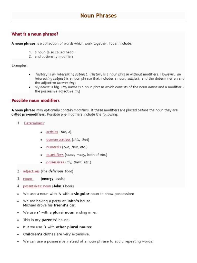 Guia 4 Noun Strings | PDF | Noun | Grammatical Number