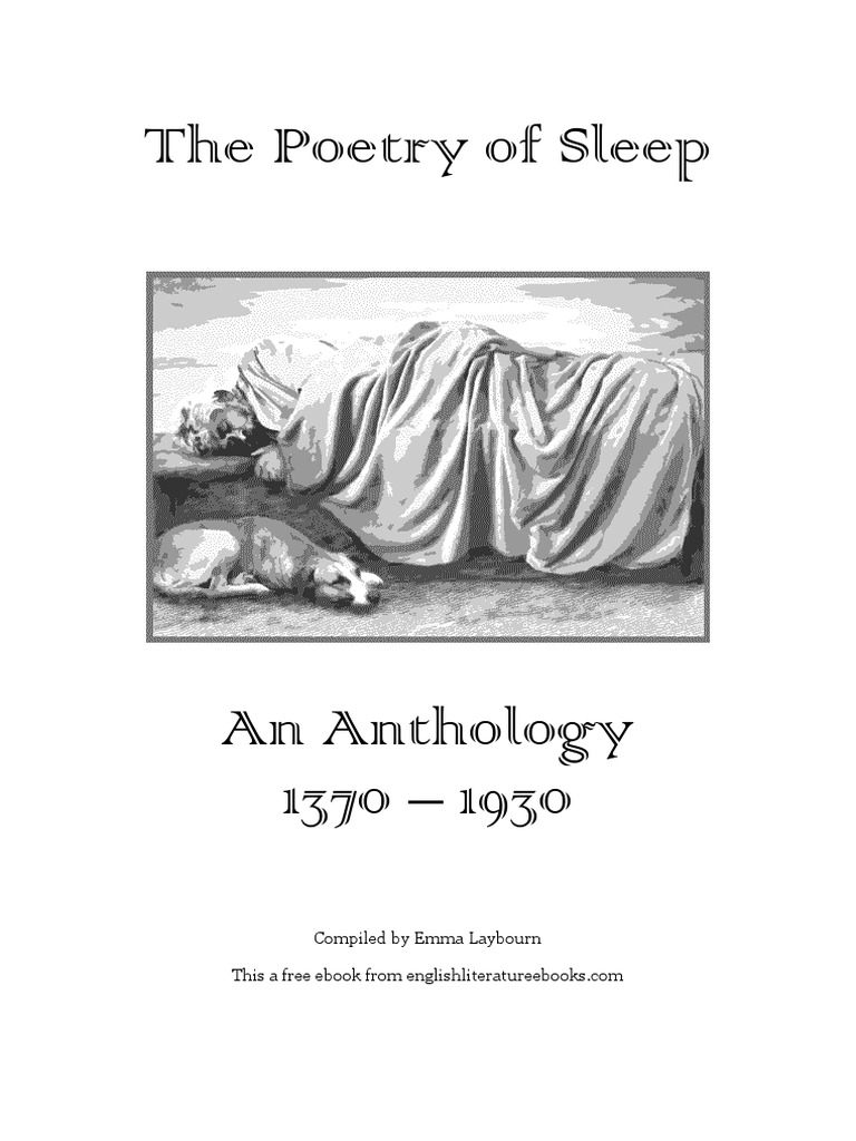 Poetry of Sleep | PDF | Sleep | Poetry